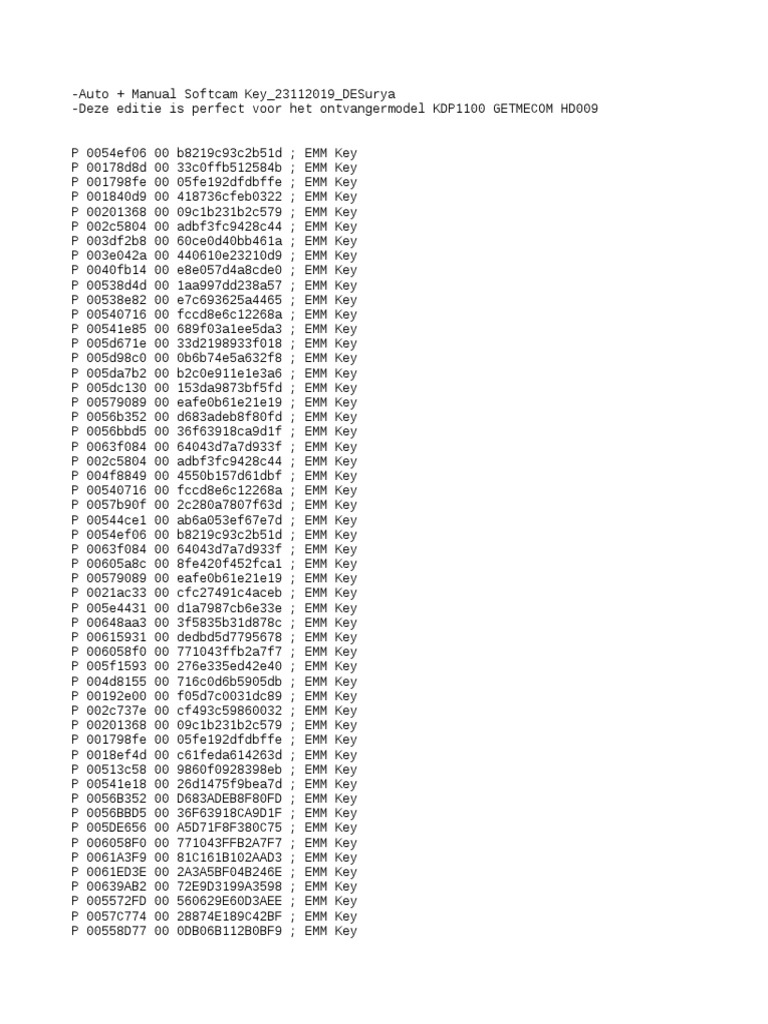 Softcam (3) .Key | PDF | Mass Media | Broadcasting