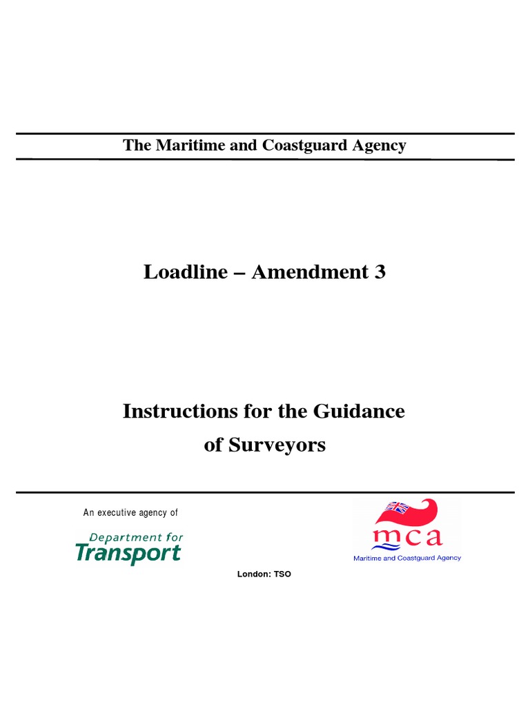 Load Line | PDF | Ships | Watercraft