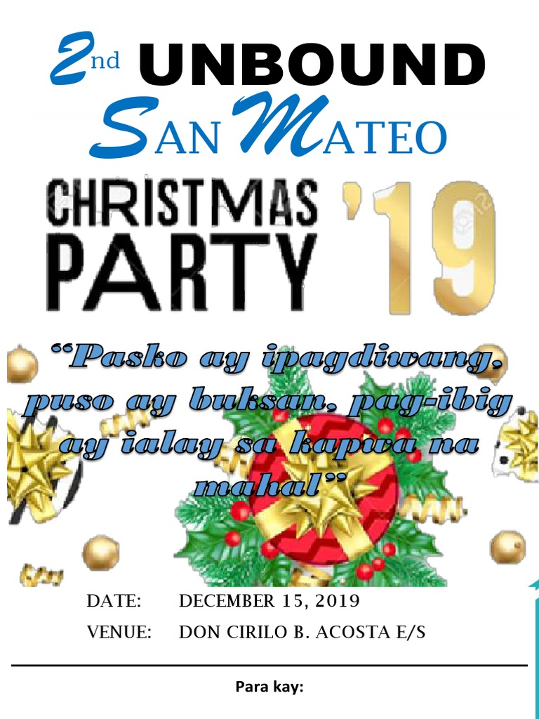 Barangay Assemmbly Program and Invitation | PDF