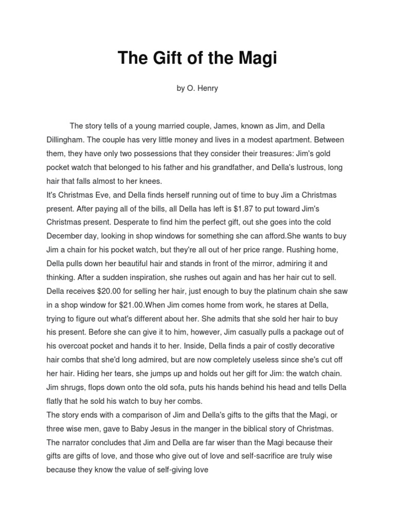 The Gift of The Magi | PDF