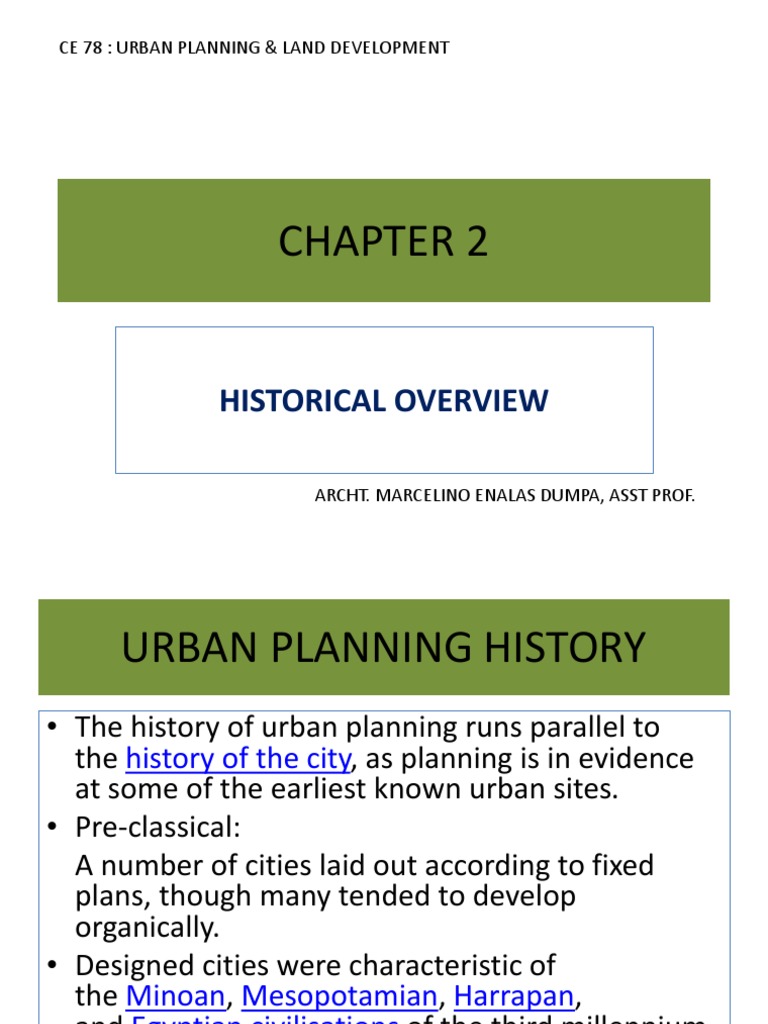 Chap 2 Historical Overview | PDF | Urban Planning | Mesopotamia