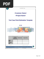 Test Automation Estimate Template: Automation Type Project Name | PDF ...