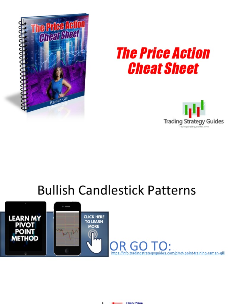 Price Action Patterns Cheat Sheet | PDF | Market Trend | Economic ...
