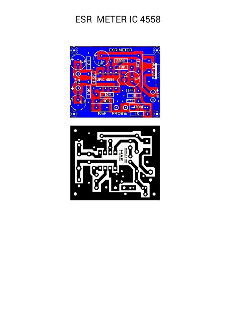 Esr Meter Ic 4558 PDF | PDF