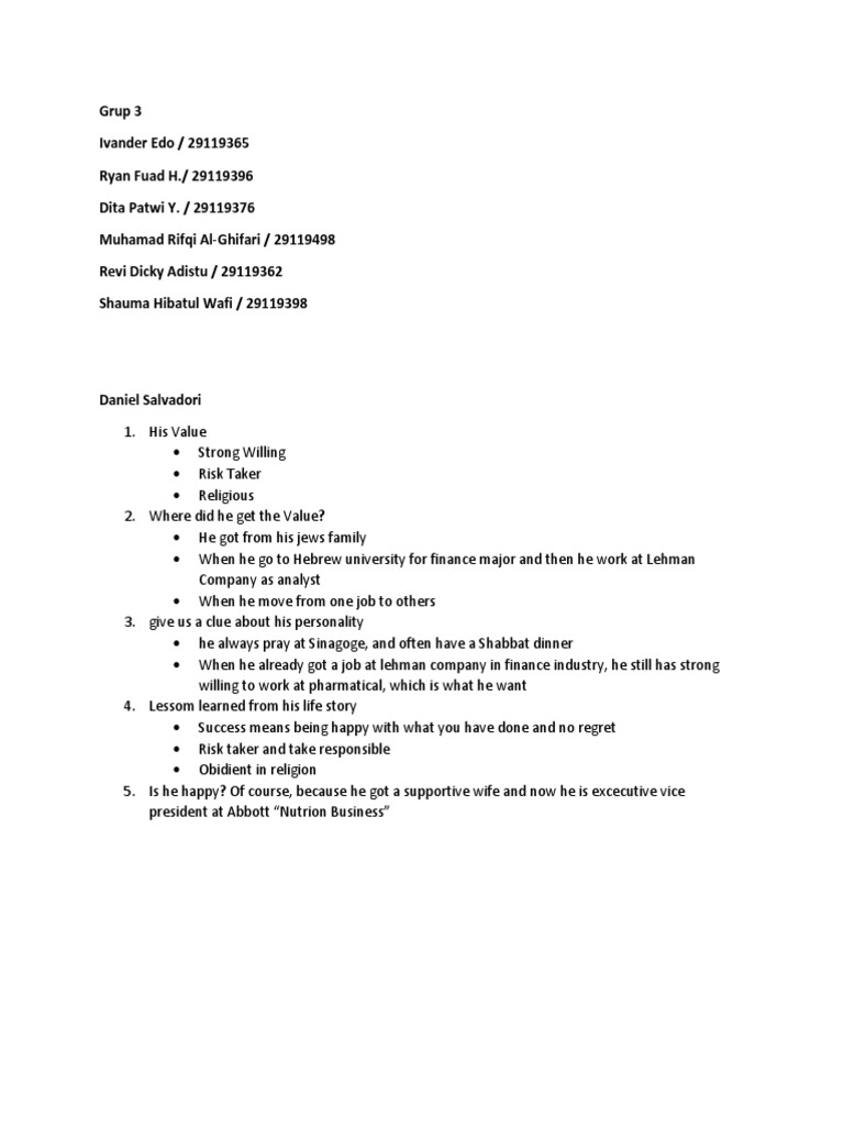 Daniel Salvadori An D Jaime Irick | PDF