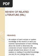 RRL, RRS, Apa | PDF | Citation | Apa Style
