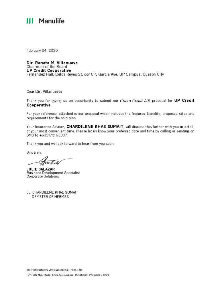 Sample Proposal | PDF | Insurance | Loans