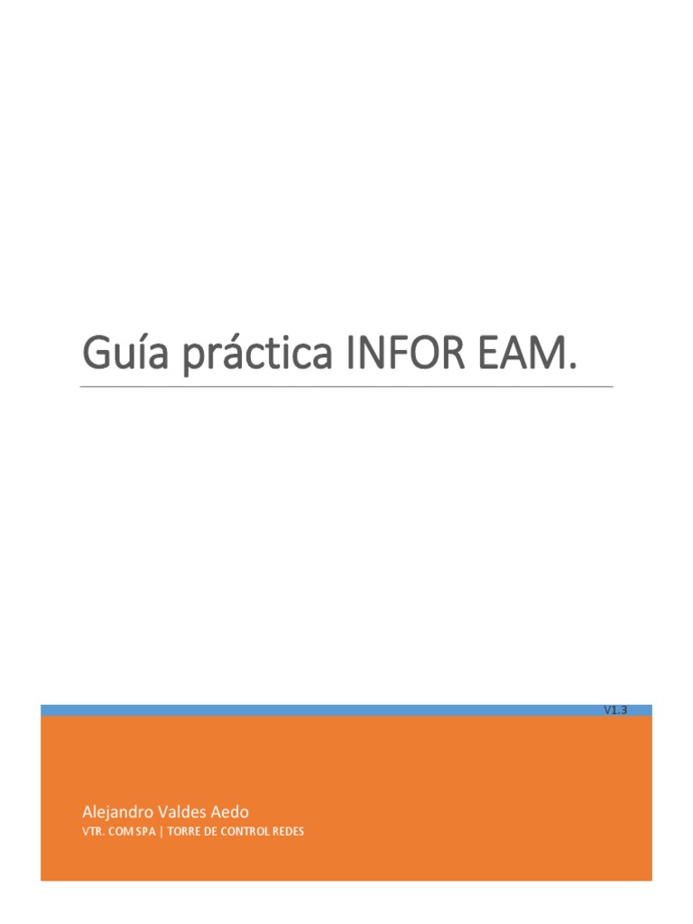 Guía Práctica INFOR EAM V1.3 | PDF | Informática y tecnología de la ...