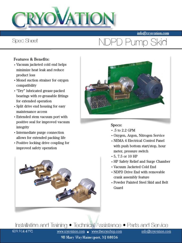 NDPD Pump Skid - Updated | PDF | Vacuum | Pump