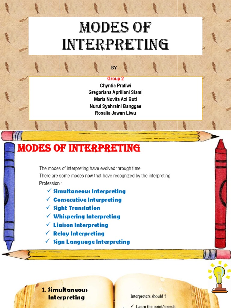 Modes of Interpreting | PDF | Language Interpretation | Semiotics