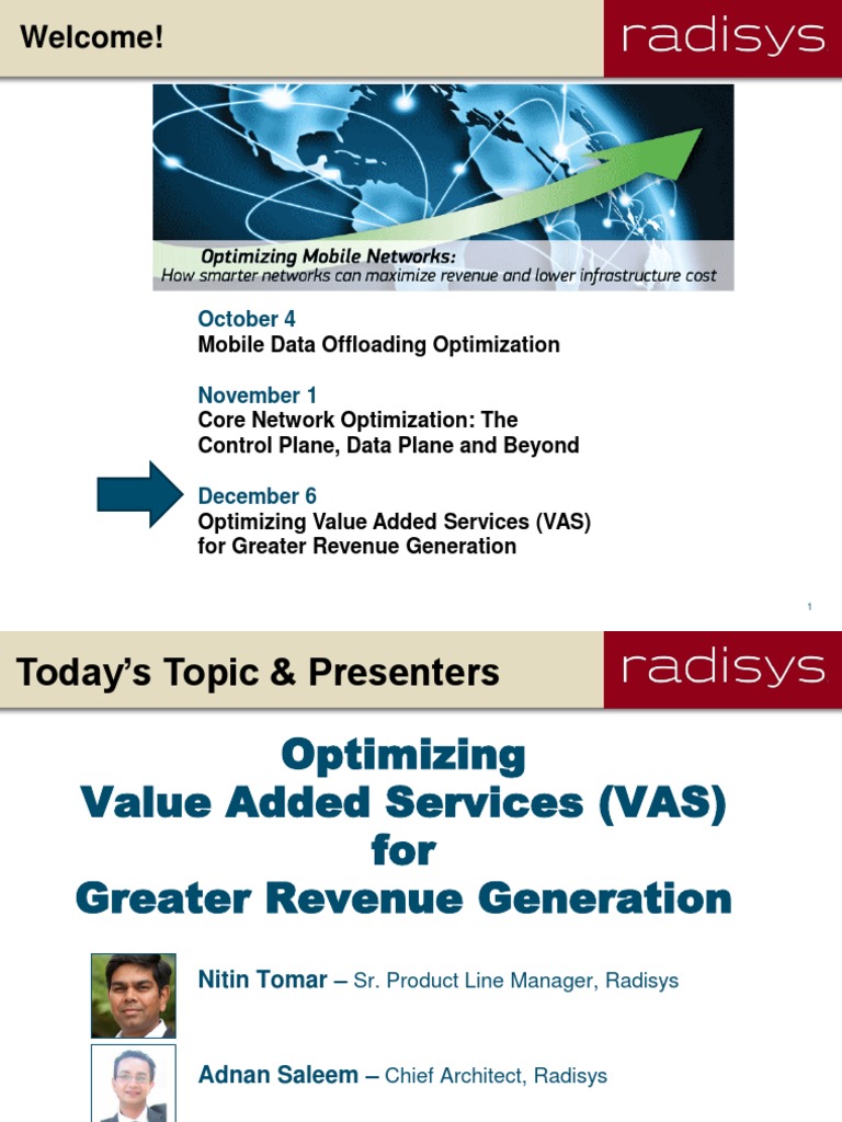 Radisys Optimizing VAS For Greater Revenue Generation | PDF | Ip ...