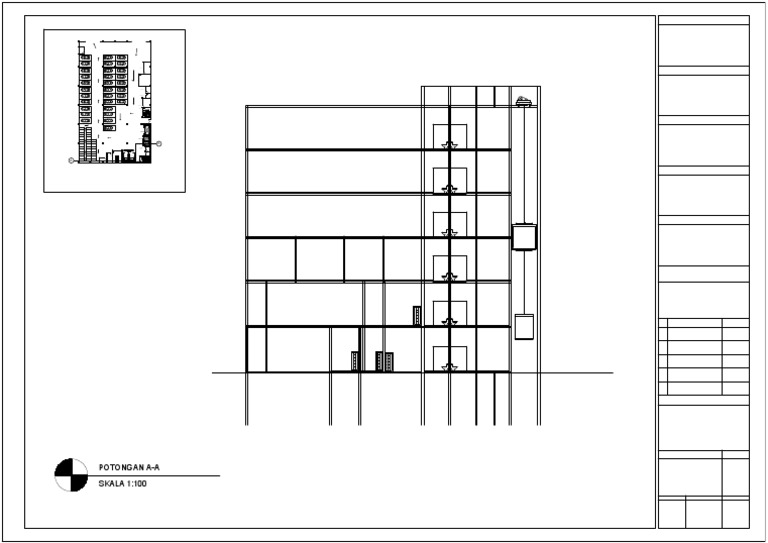Contoh Potongan Bangunan Tinggi | PDF