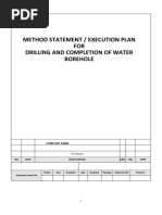 Borehole Completion Report | PDF | Borehole | Casing (Borehole)