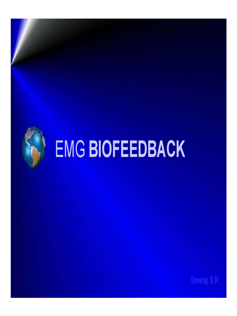 Emg Biofeedback | PDF | Electromyography | Feedback