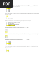 Plumbing Exam Questions and Answers | PDF | Plumbing | Water Heating