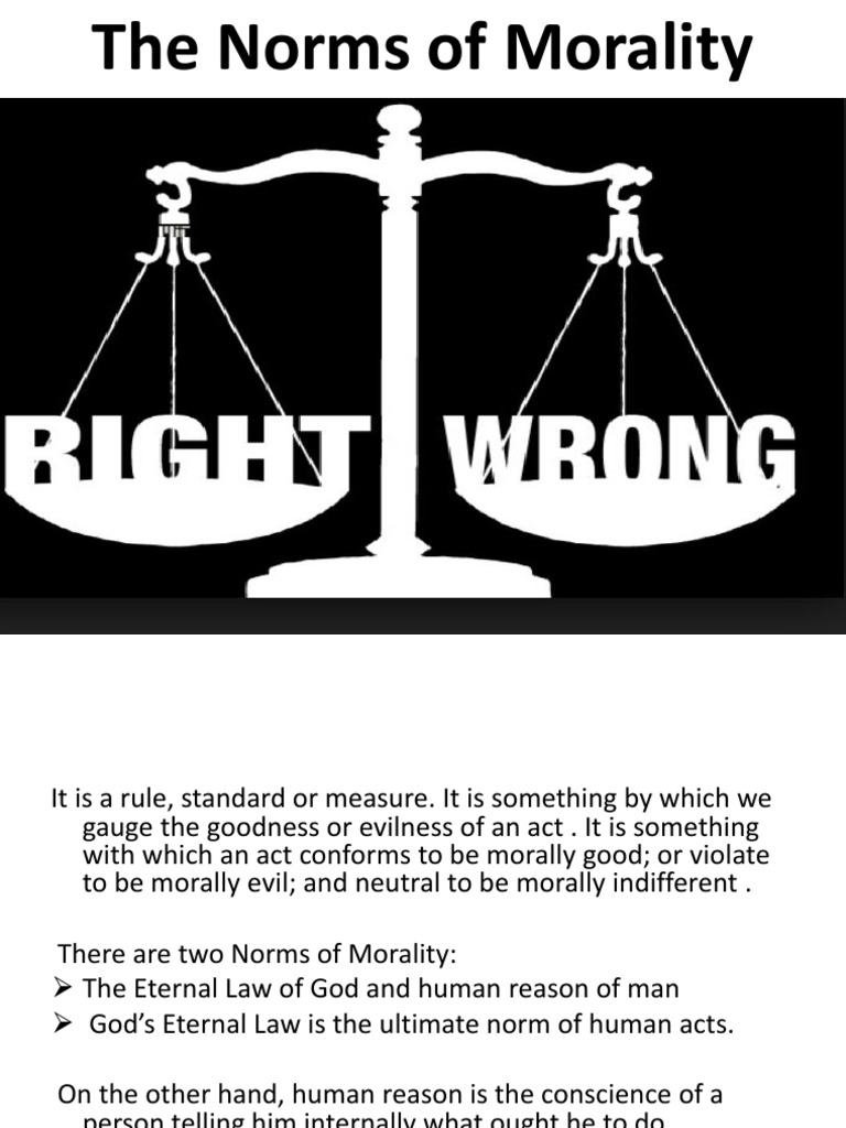 The Norms of Morality - Khaye | PDF | Natural Law | Thomas Aquinas