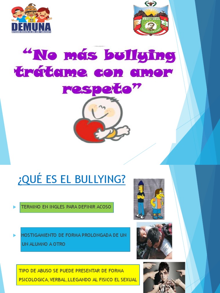 Diapositivas sobre el Bullying Escolar | PDF | Agresión | Sicología