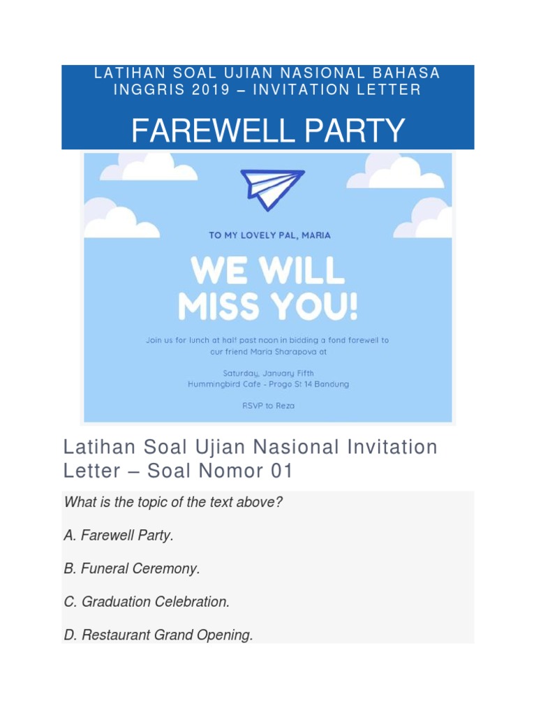 Formal Invitation | PDF