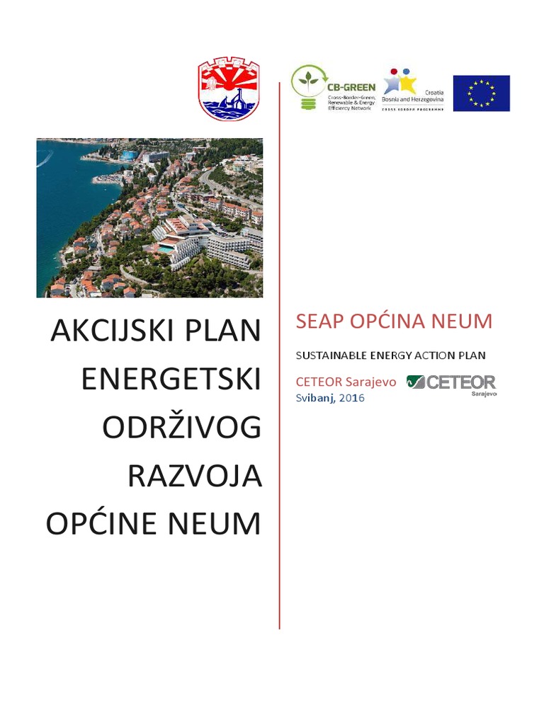 Akcijski Plan Energetski Održivog Razvoja Općine Neum | PDF