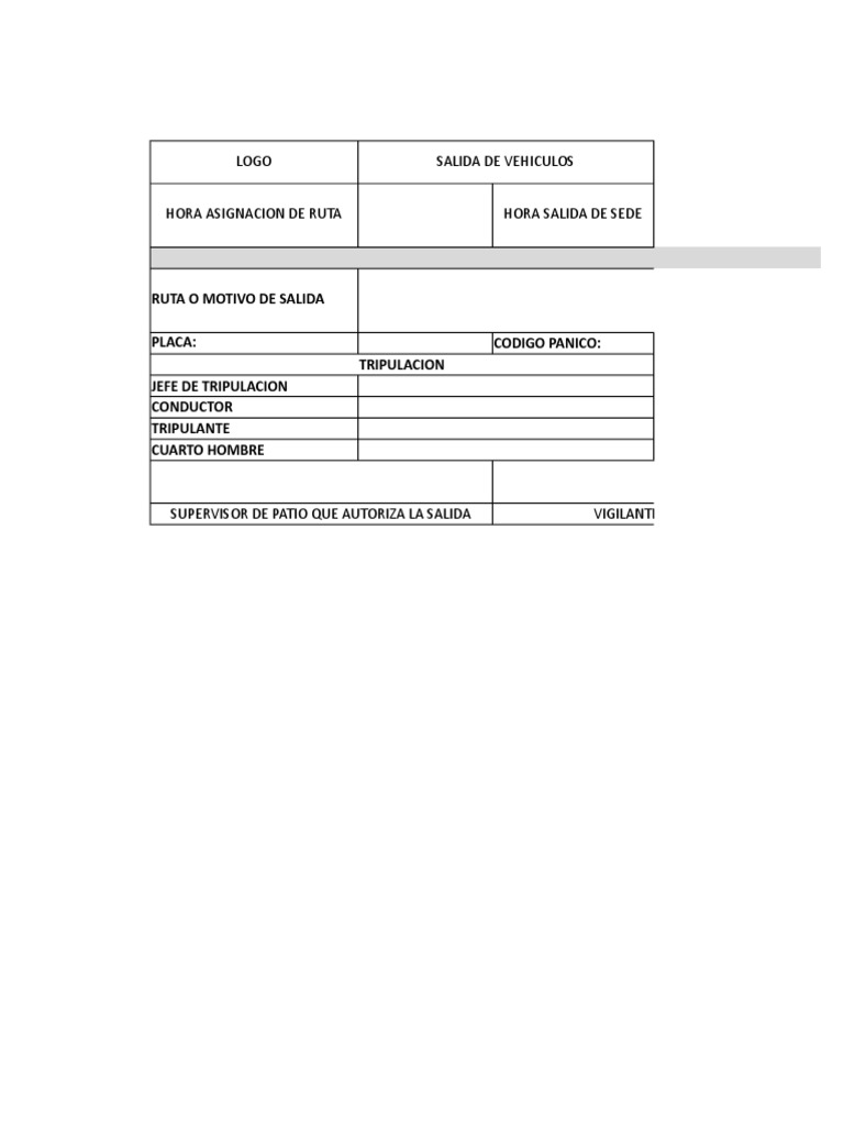 Boleta de Salida | PDF