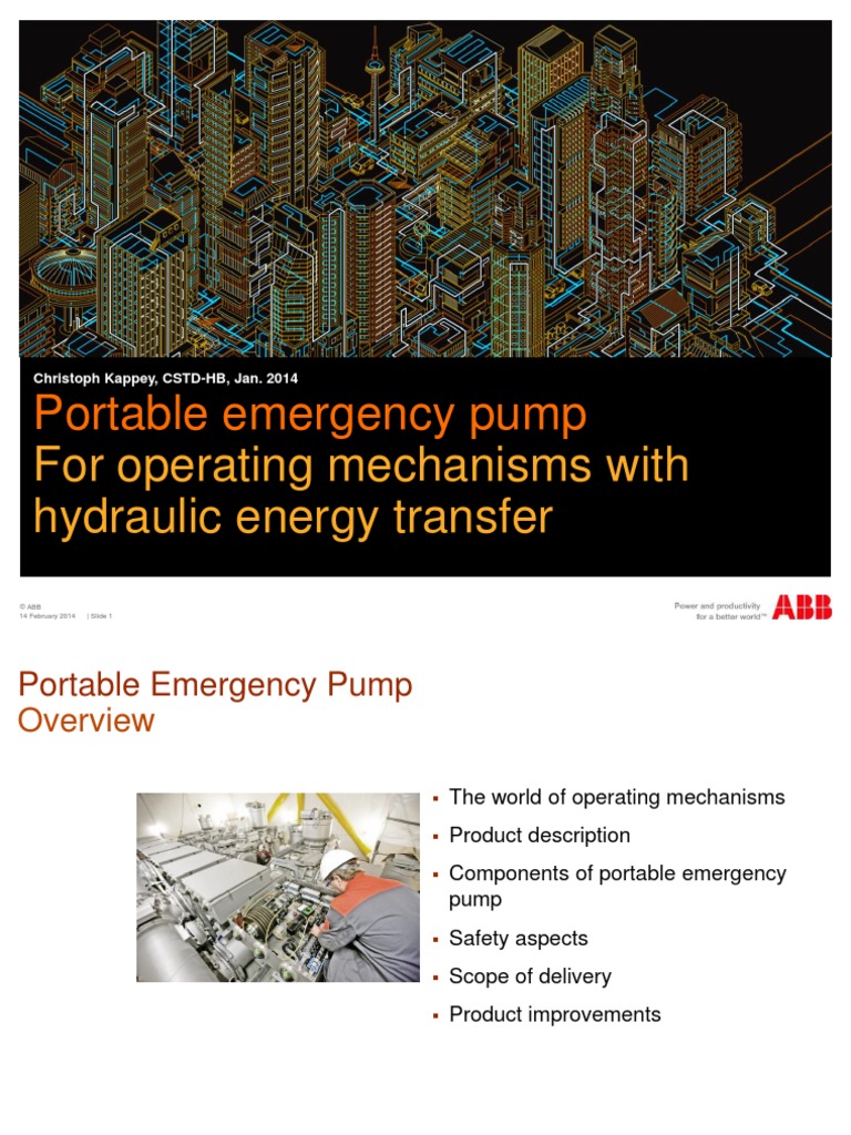 Portable Emergency Pump - Rev1 PDF | Download Free PDF | Pump | Energy ...