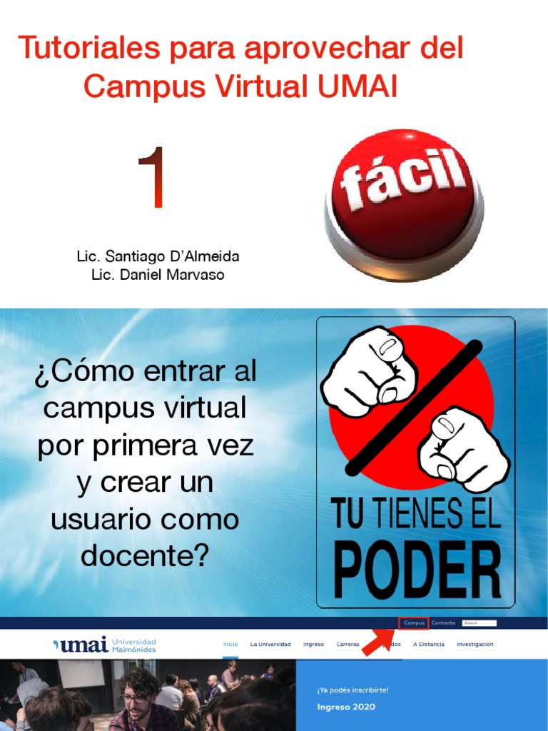 Tutorial Campus Virtual UMAI | PDF
