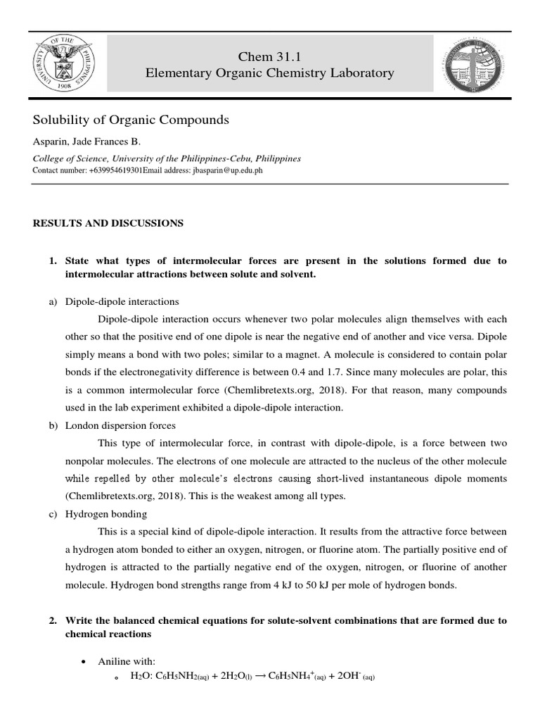 Solubility Flowchart Organic Chemistry