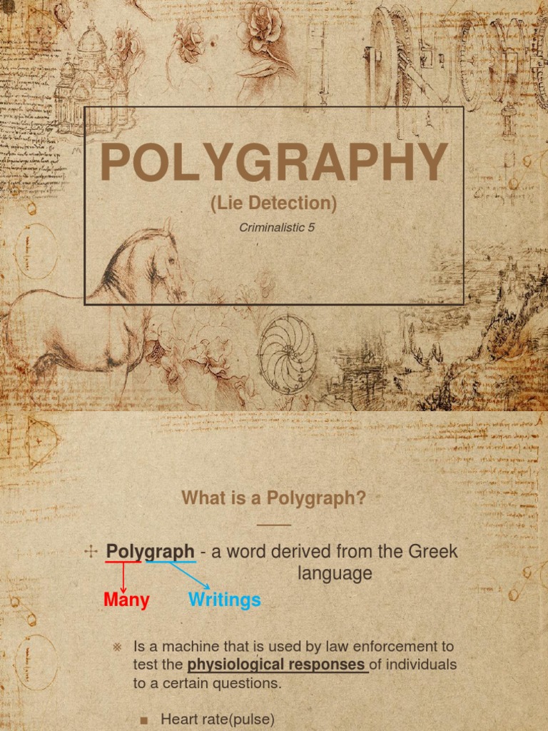 The History and Evolution of Lie Detection Technology | PDF | Polygraph ...