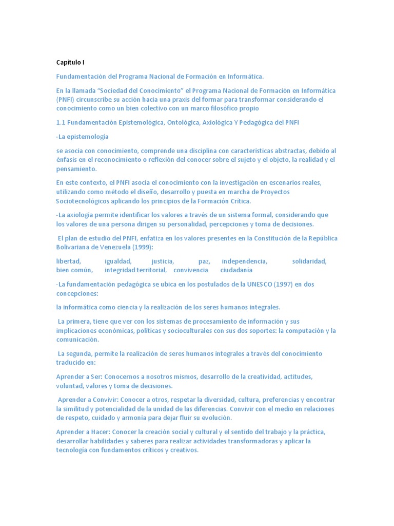 Resumen Plan Rector | PDF | Software | Conocimiento