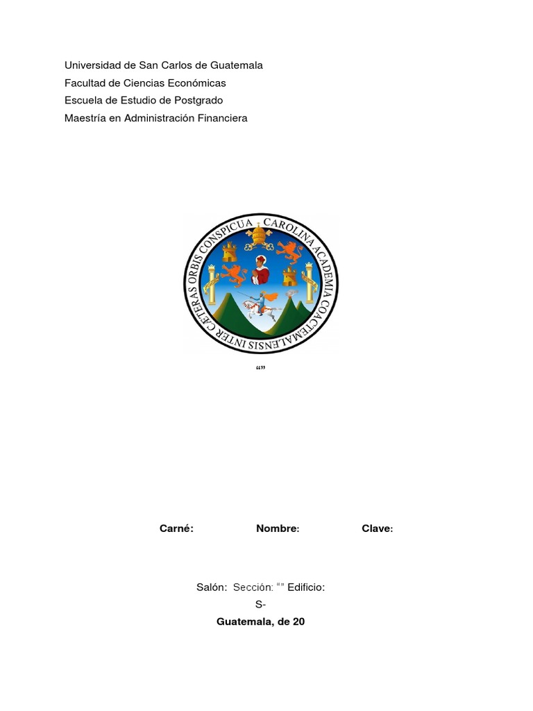 Carátula Maestría en Administración Financiera | PDF