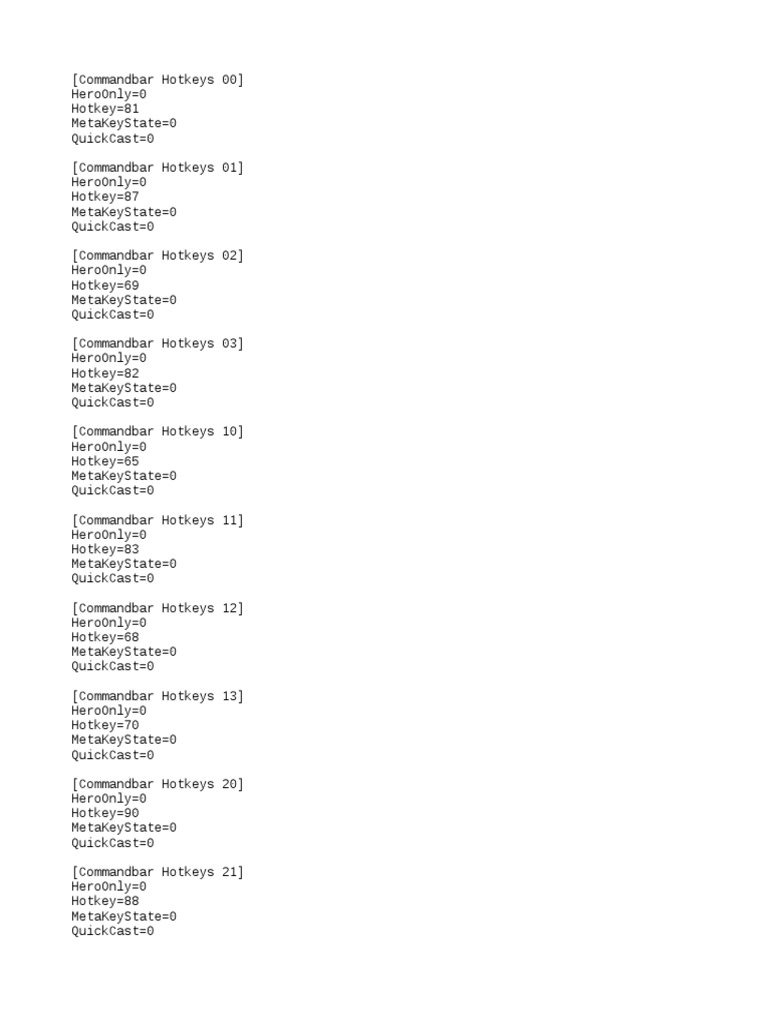 Commandbar and Inventory Hotkeys Configuration | PDF | Human–Computer Interaction | Human ...