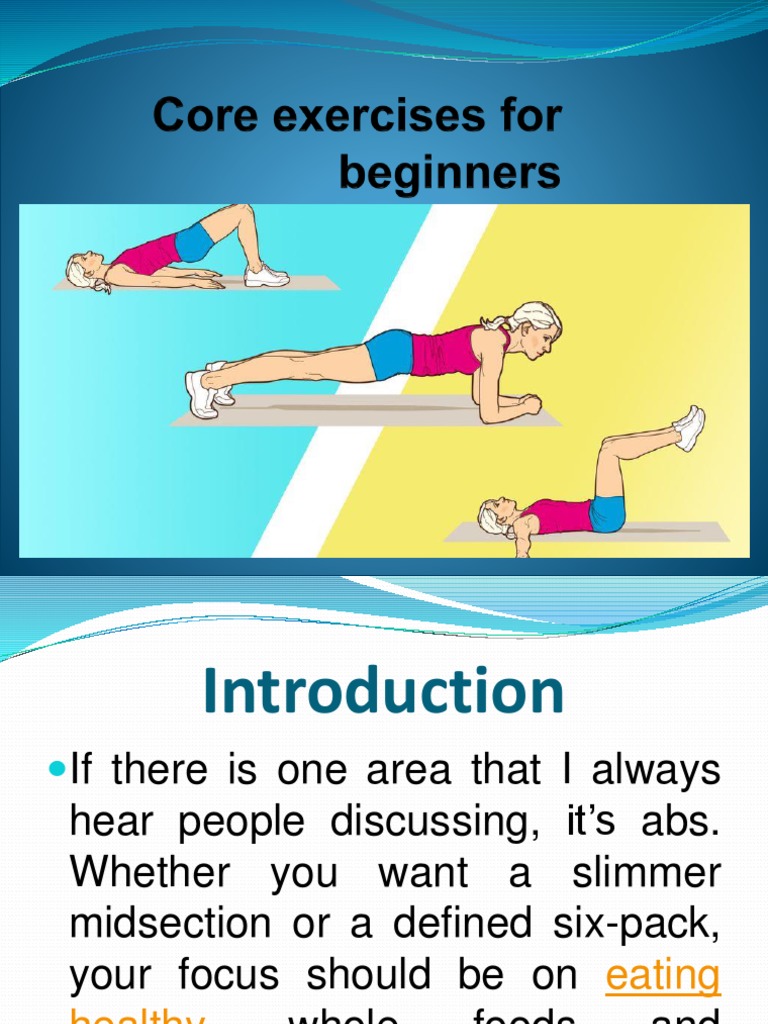 Core Exercises For Beginners | PDF | Human Anatomy | Recreation