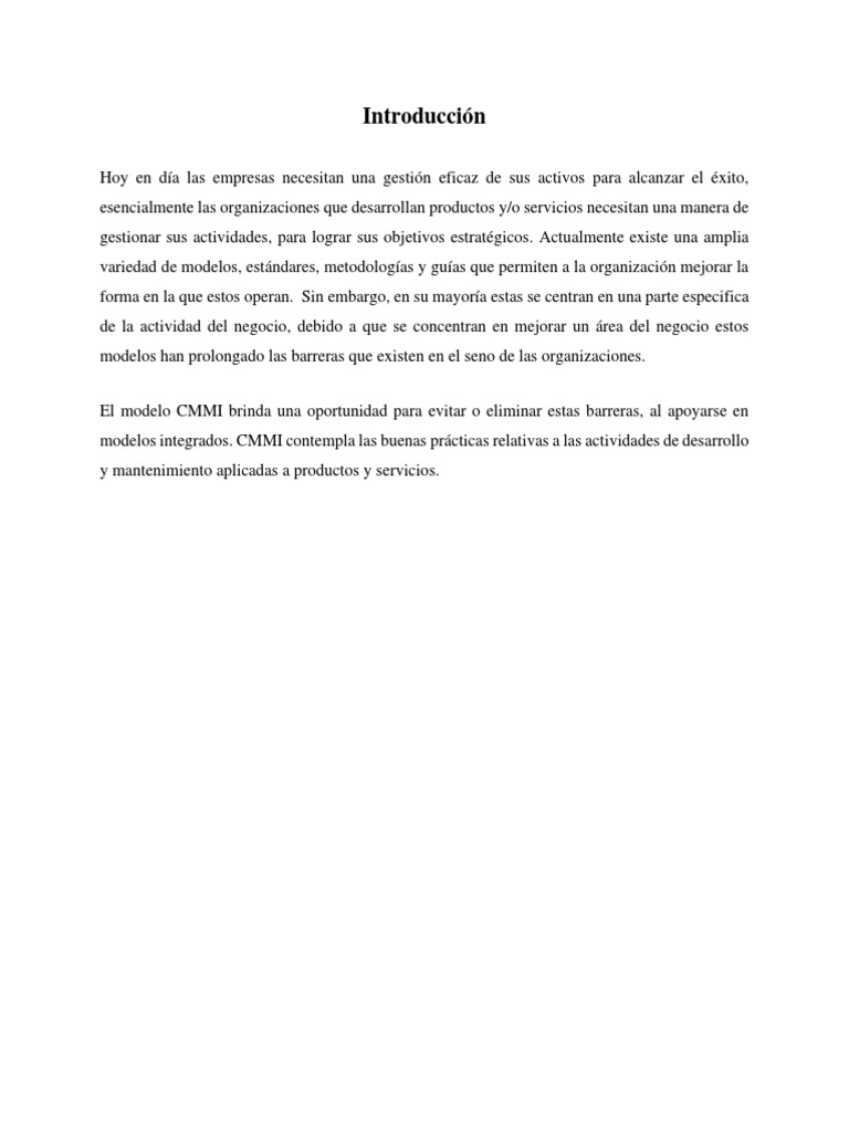 CMMI-SVC: Mejora en Gestión de Servicios | PDF | Gestión de tecnología ...