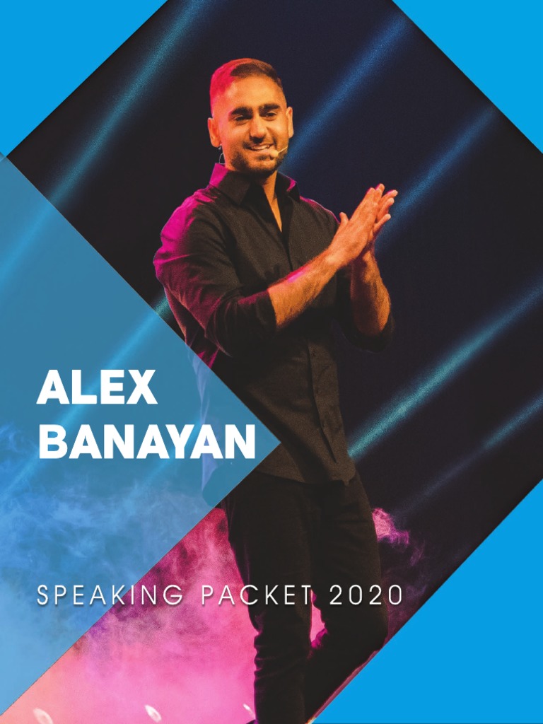 Alex Banayan 2020 Keynote Speaking Packet | PDF | Business