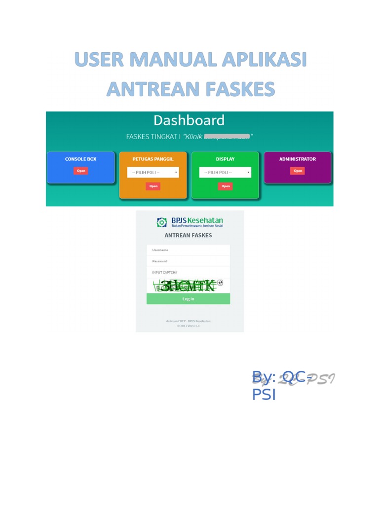 Lampiran 3. User Manual Antrean Faskes 1.3 | PDF | Komputer | Teknologi & Rekayasa