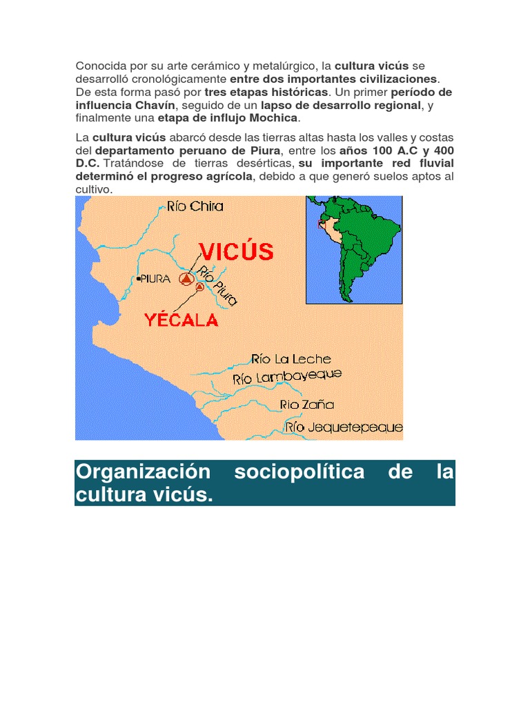 Vicus | PDF | Agricultura | Cultura (general)