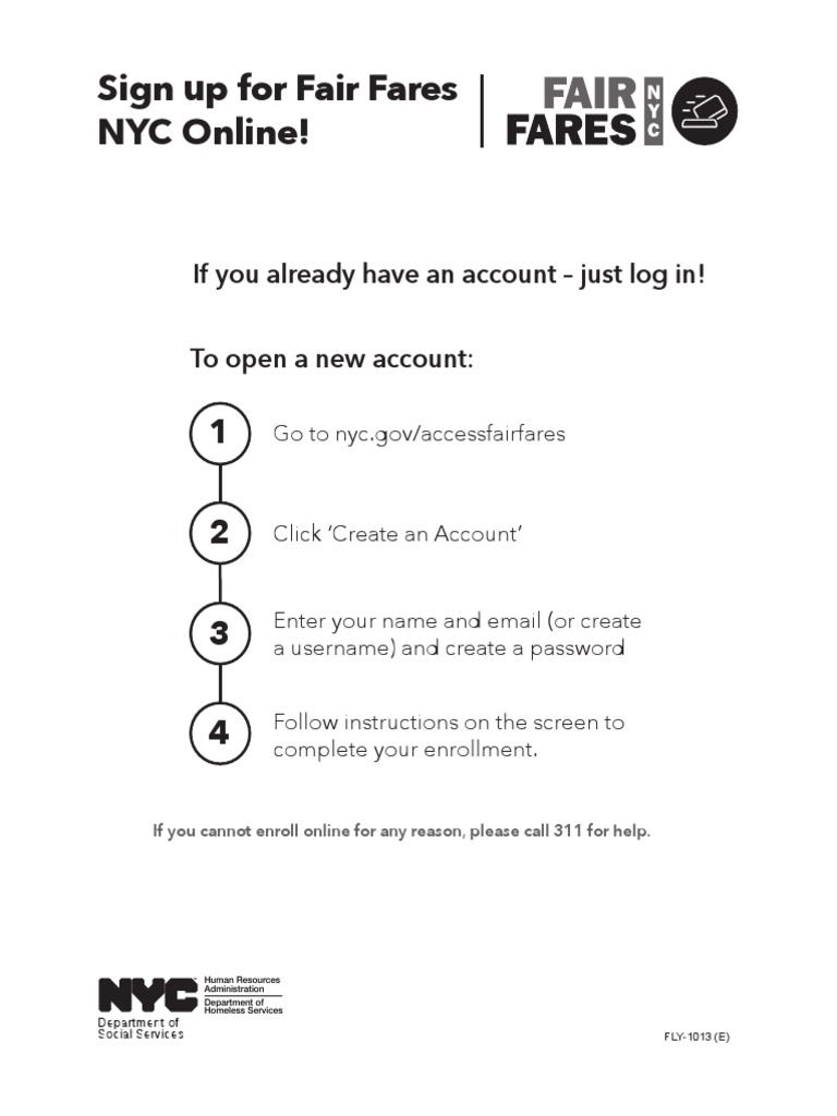 Fair Fares Application English PDF | PDF