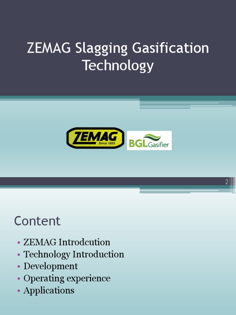 ZEMAG Slagging Gasification Overview | PDF | Gasification | Coal