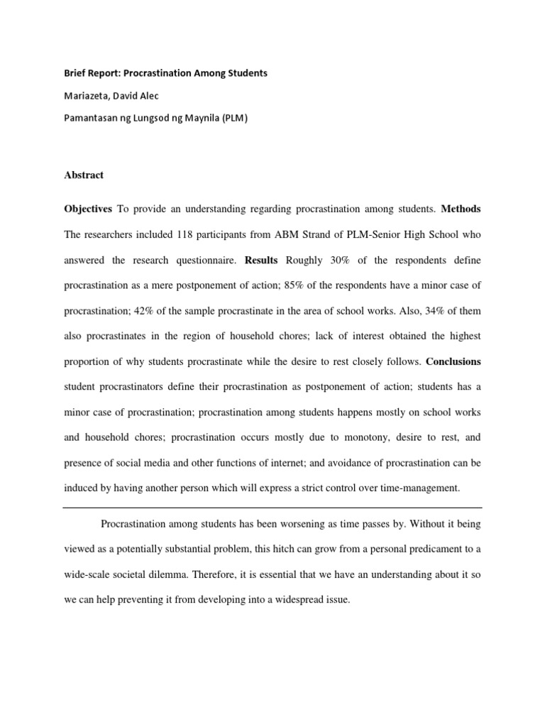 research-report-pdf-procrastination-professional-skills