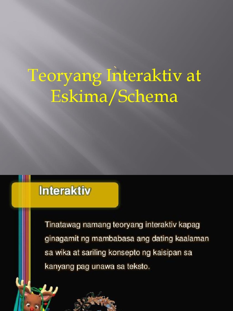 Teoryang Interaktiv | PDF