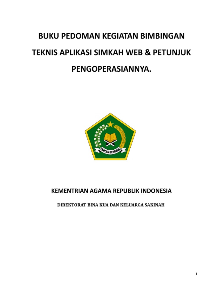 Buku Pedoman Kegiatan SIMKAH - Cek2 | PDF | Komputer