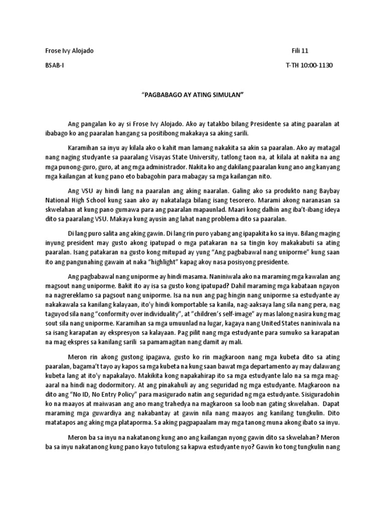 Talumpati | PDF