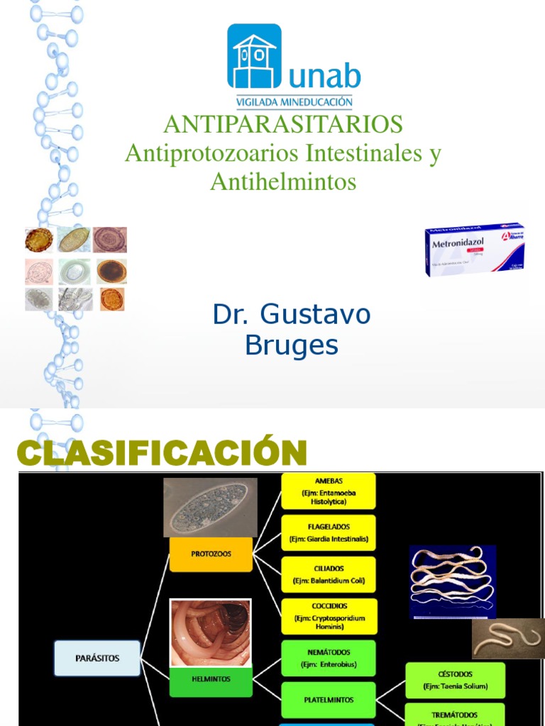 Antiparasitarios | PDF | Parasitología | Enfermedades y trastornos