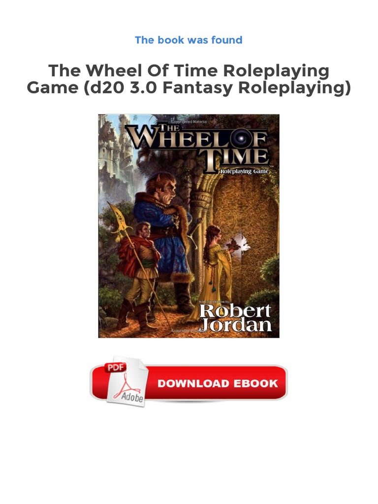 Wheel Of Time RPG Guide | PDF | The Wheel Of Time | Dungeons & Dragons