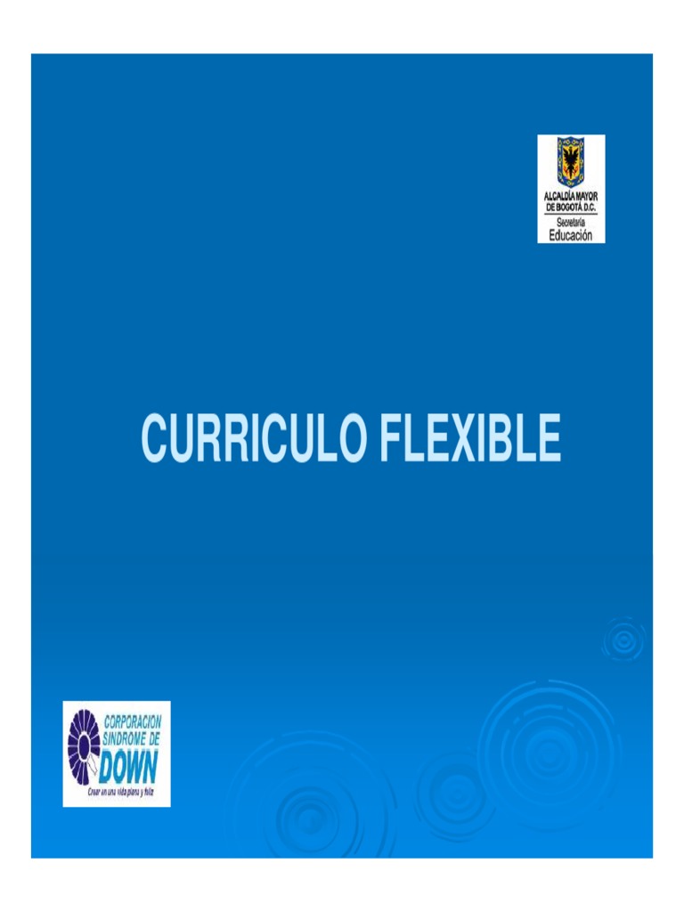 Curriculo Flexible | PDF | Plan de estudios | Salón de clases