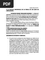 Minuta o Formato Denuncia Penal Estafa | PDF | Trucos de confianza | Crimen y violencia