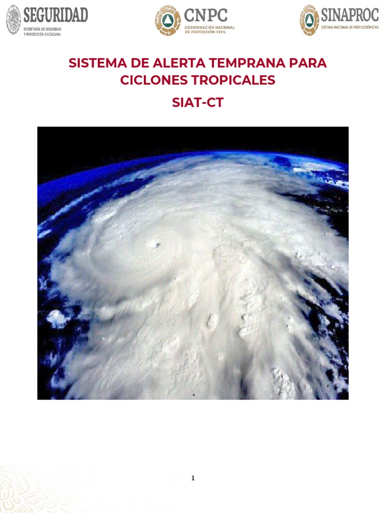 Manual Siat CT 2019 | PDF | Ciclones tropicales | México