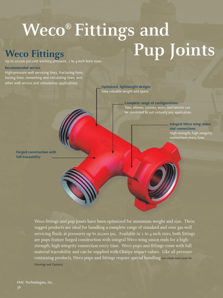 Fittings and Pup Joints | PDF | Mechanical Engineering | Nature