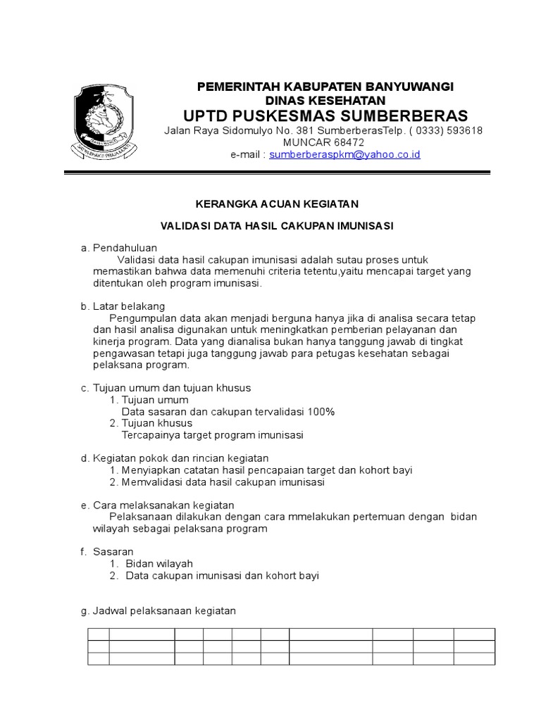 Kak Validasi Data | PDF
