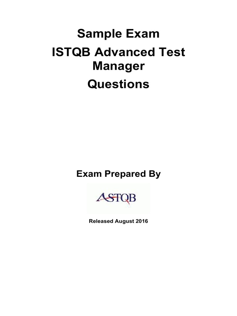 Only Questions Found - ISTQB-CTAL-ATM-Sample-Exam-Questions-ASTQB ... Only Questions Found - ISTQB-CTAL-ATM-Sample-Exam-Questions-ASTQB ...